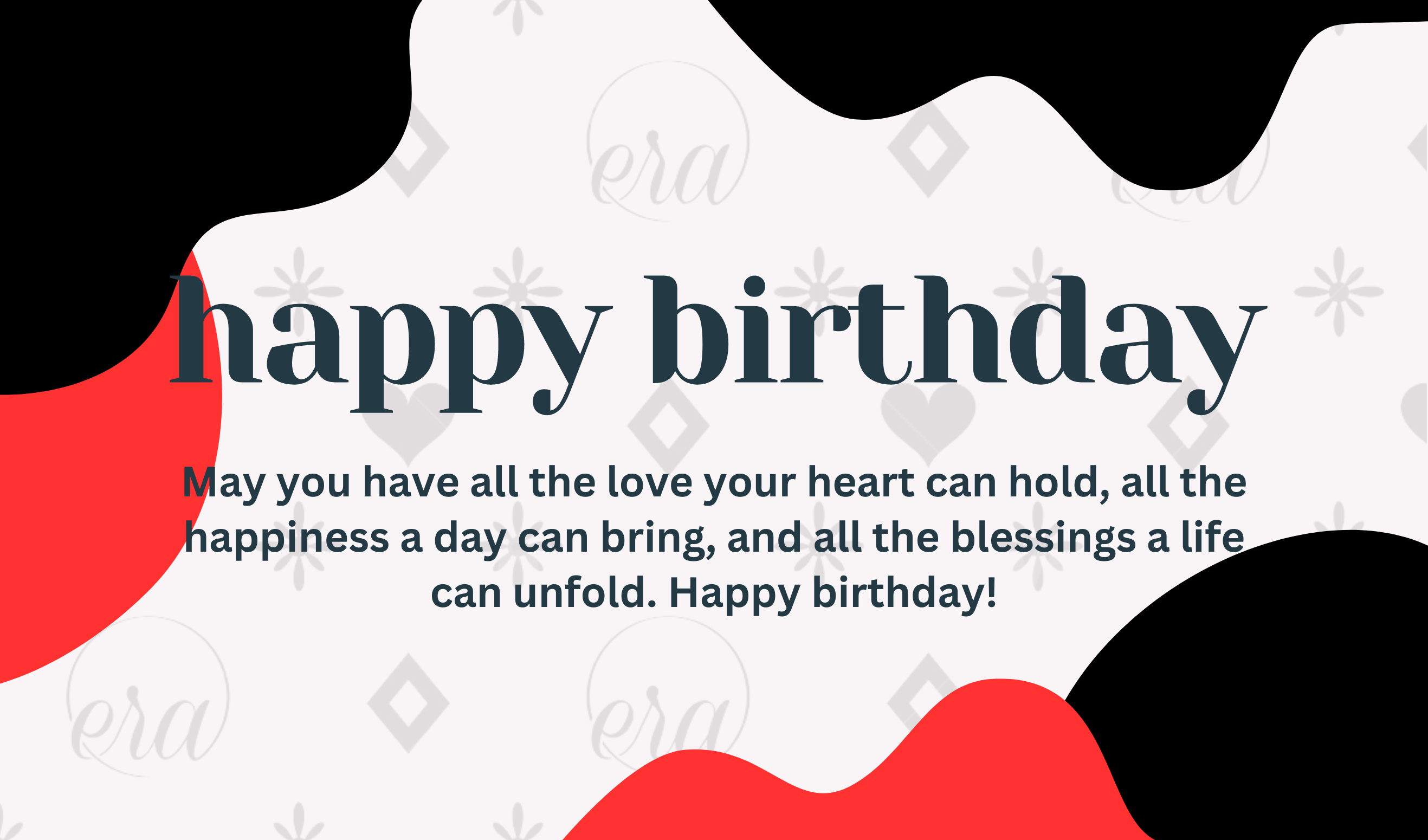 Happy Birthday Card (Physical Card) – ERABYDJZINHLE